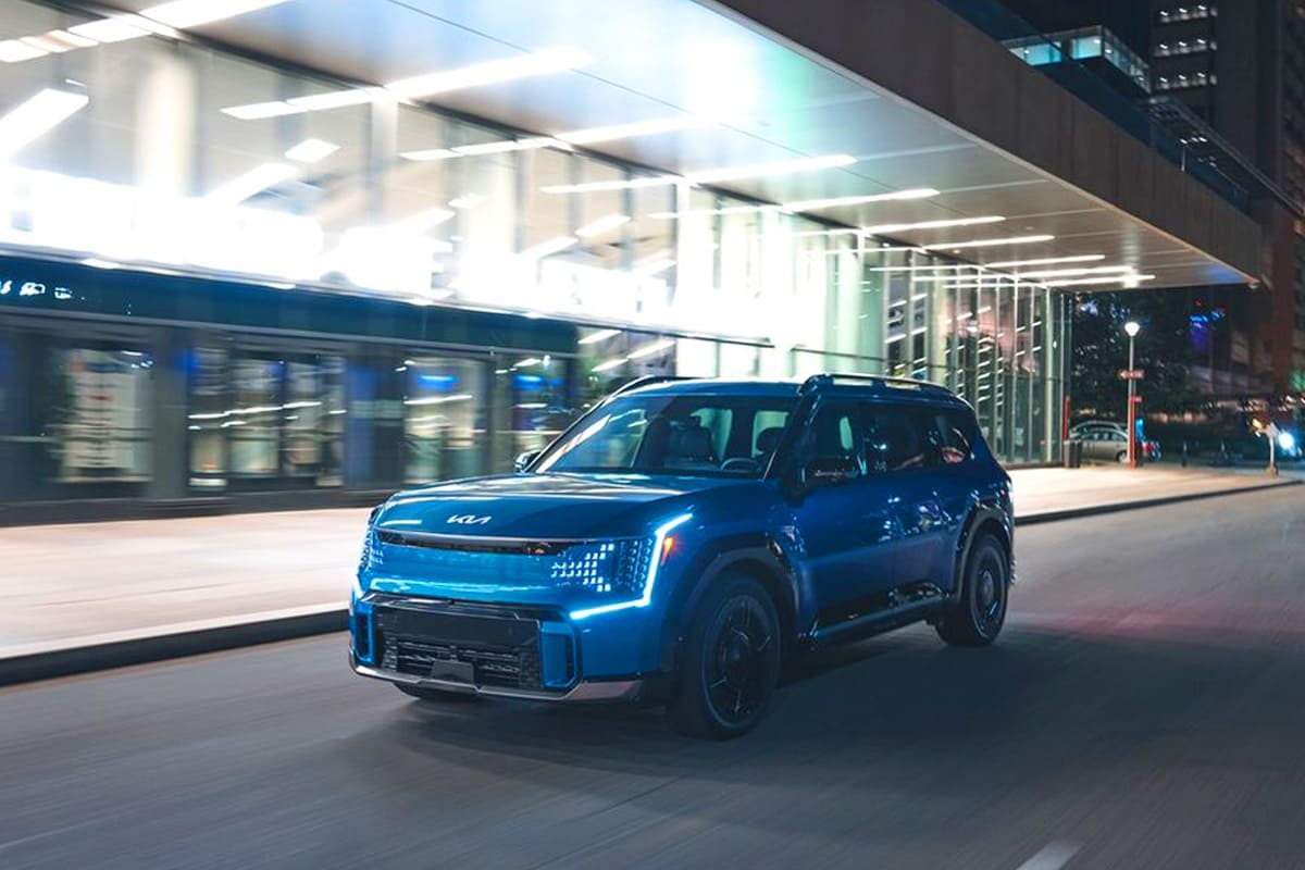 기아, 고성능 전기 SUV 'EV9 GT' 출시 예고, 최대출력 600마력 이상