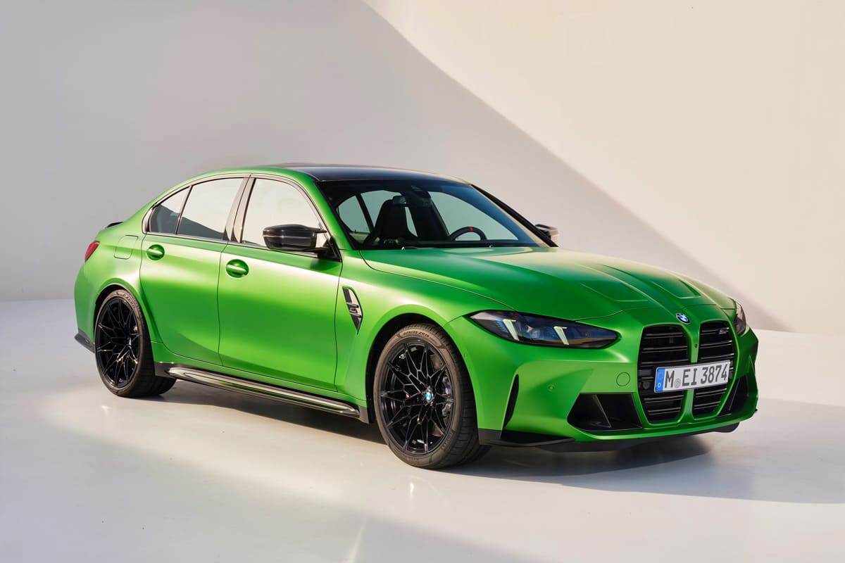 BMW, 고성능 세단 M3 페이스리프트 공개... 530마력의 향상된 성능